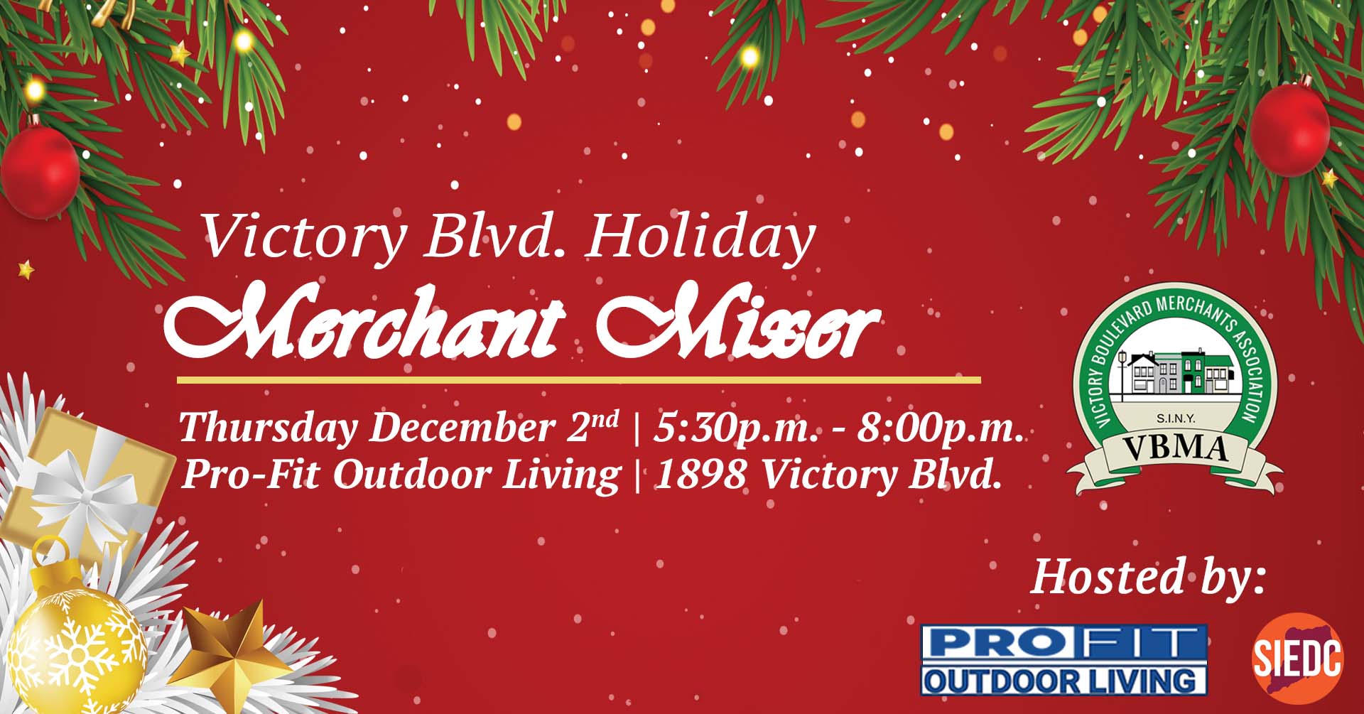 Our First Holiday Merchant Mixer - Victory Blvd. Merchants Association